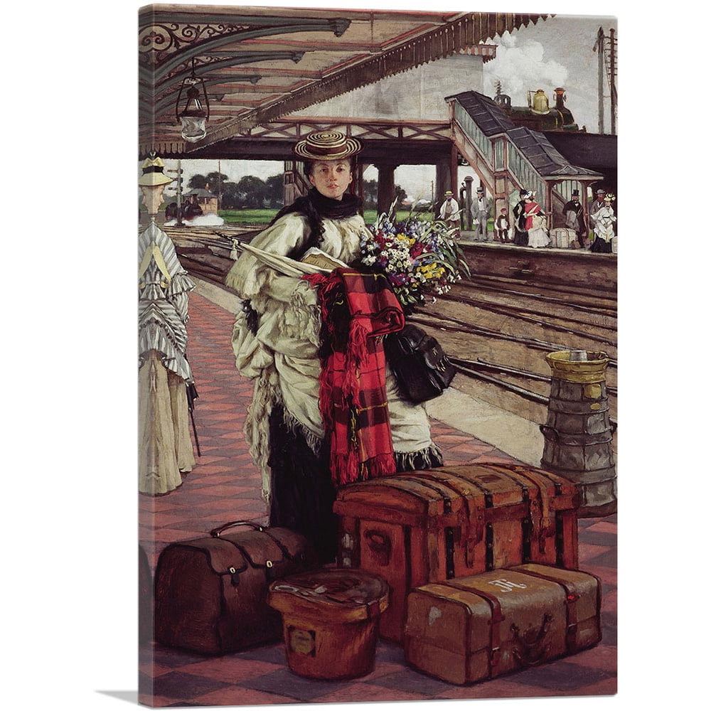 ARTCANVAS Waiting At The Station Willesden Junction Canvas Art Print by ...