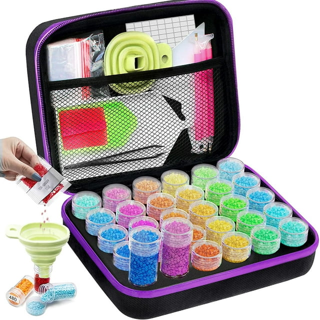 ARTDOT Diamond Painting Kit: 30 Slots Diamond Painting Storage Boxes ...