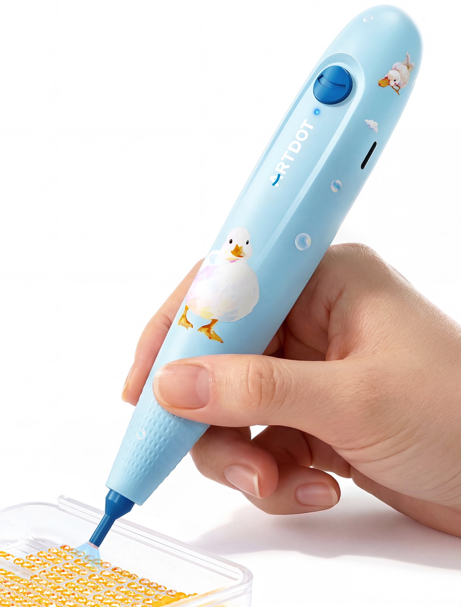 ARTDOT Wireless Vacuum Pen for Diamond Art Kit for Adults, Long-Lasting ...