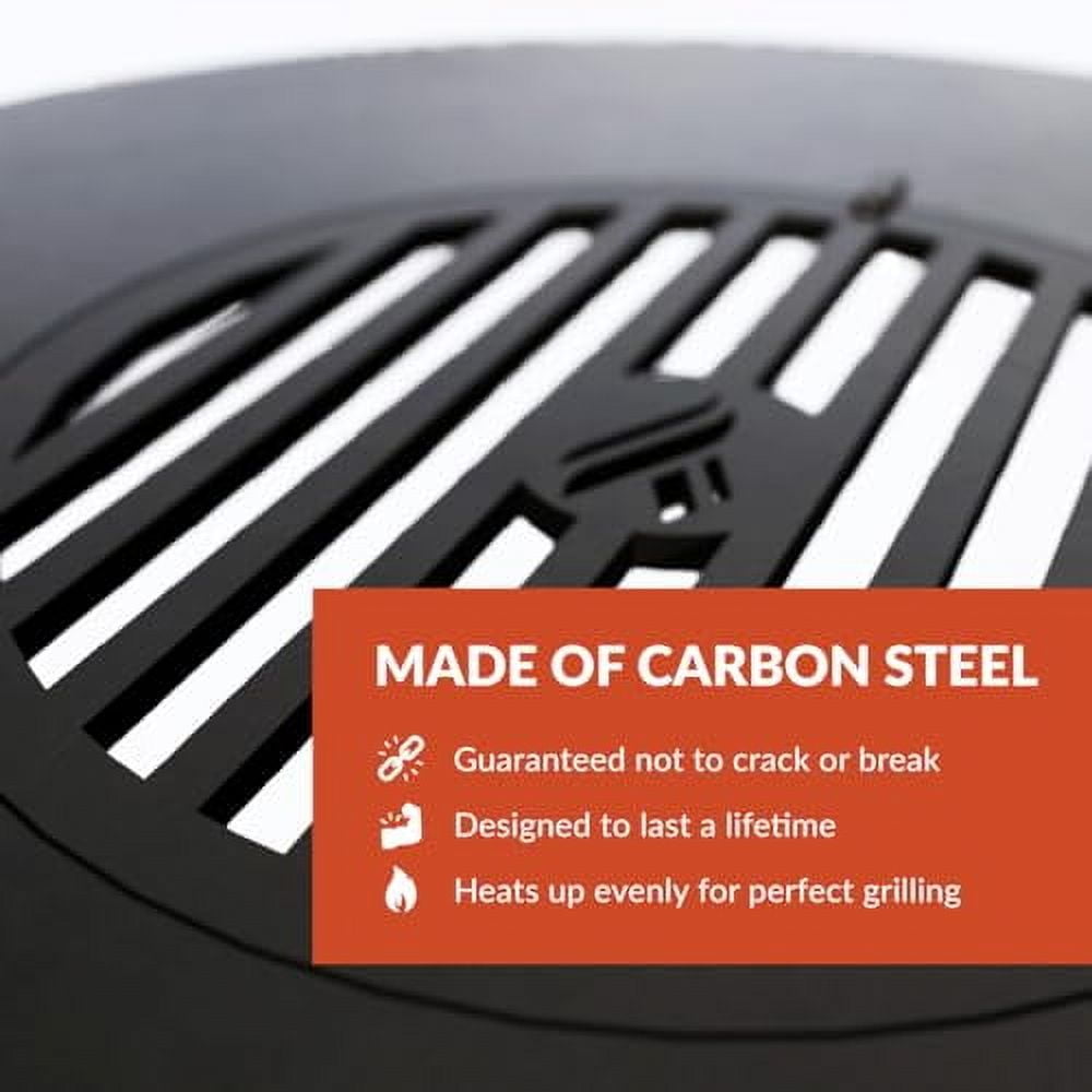 ARTEFLAME Grill Grate for Charcoal BBQ Grills | Premium Flat Top Insert ...