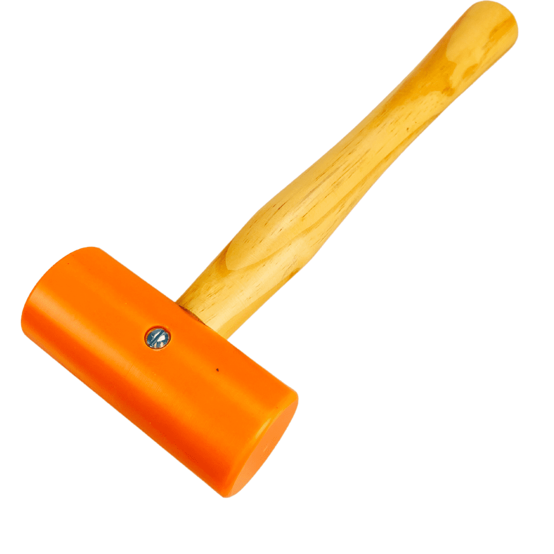 ARTESIA TOOL 10.25" (26 cm) Orange Nylon Head Hammer | 1.5" (3.8 cm ...