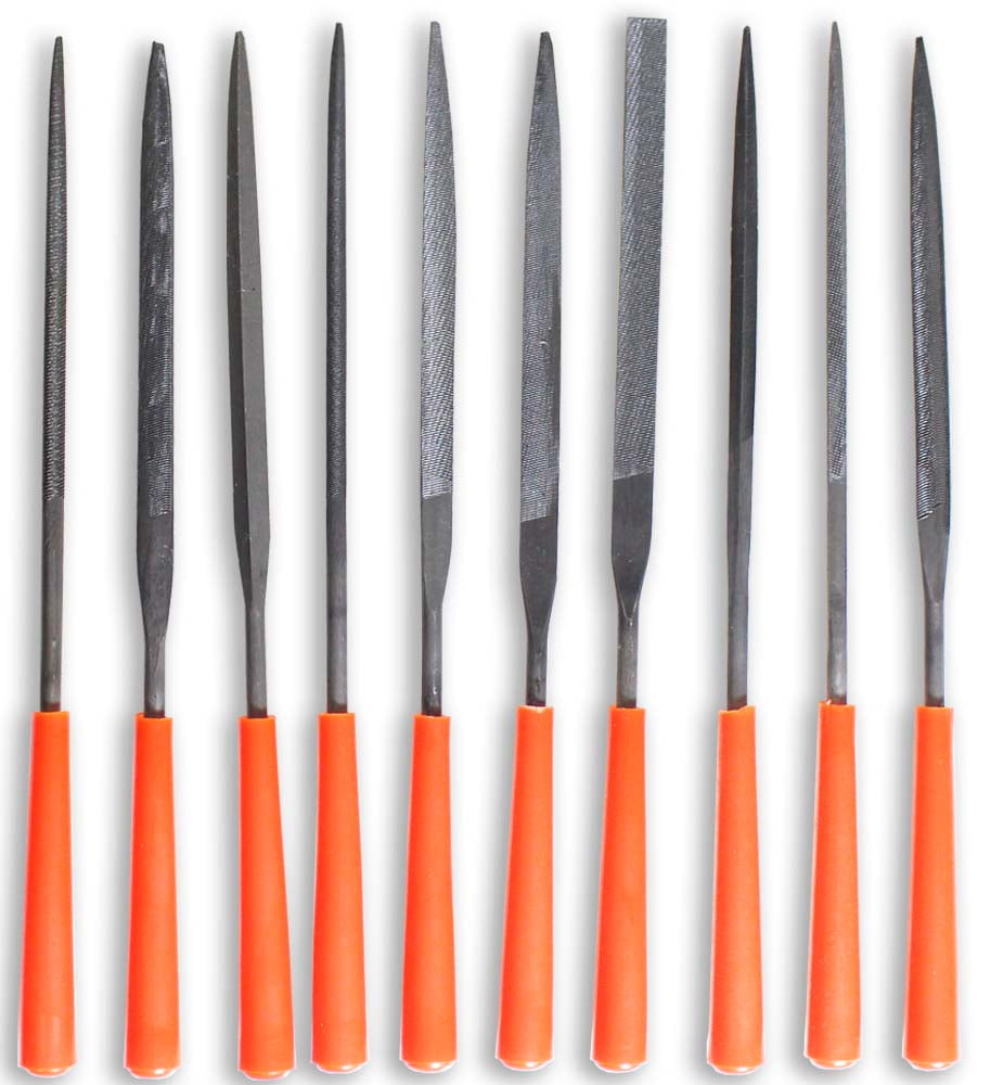 ARTESIA TOOL 10 Piece 5.75" (14.6 cm) General Purpose Needle File Set ...