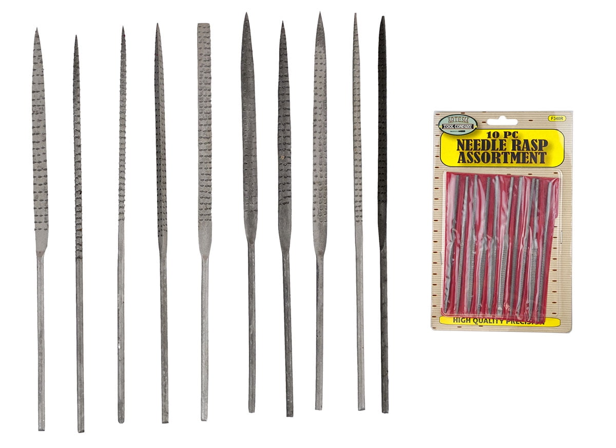 ARTESIA TOOL 10-Piece Carbon-Steel Needle Rasp Files | Variety Set ...