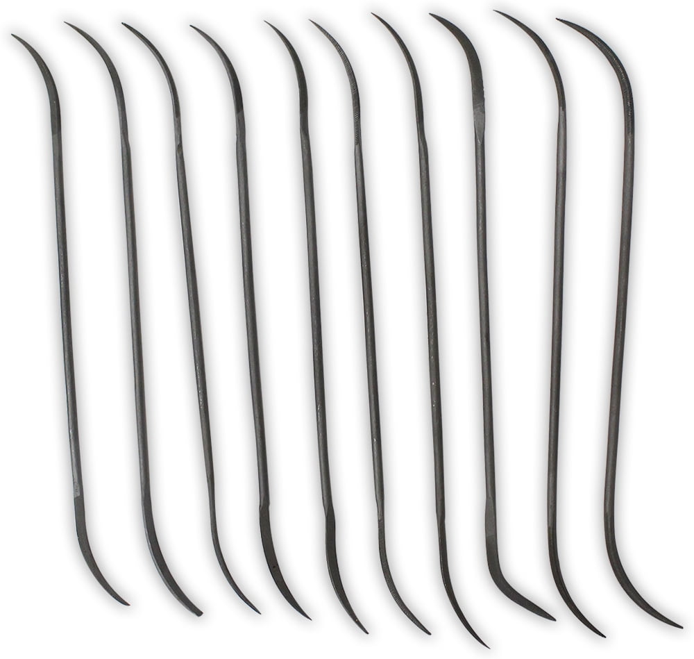 ARTESIA TOOL 10 Piece Riffler File Set | 7" (17.8 cm) Length Each ...