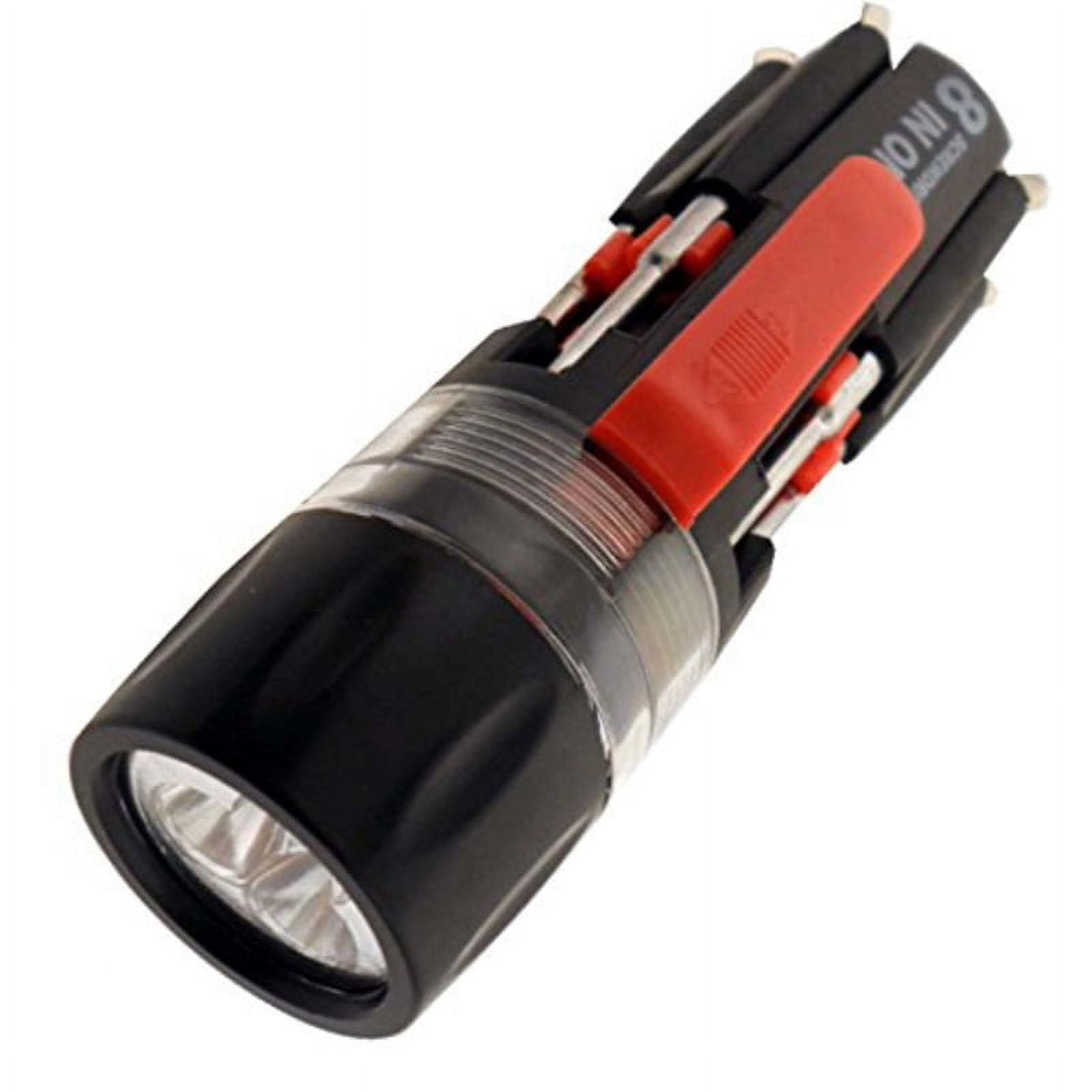 ARTESIA TOOL 8 In 1 Multipurpose 6" Flashlight And Screwdrivers With ...