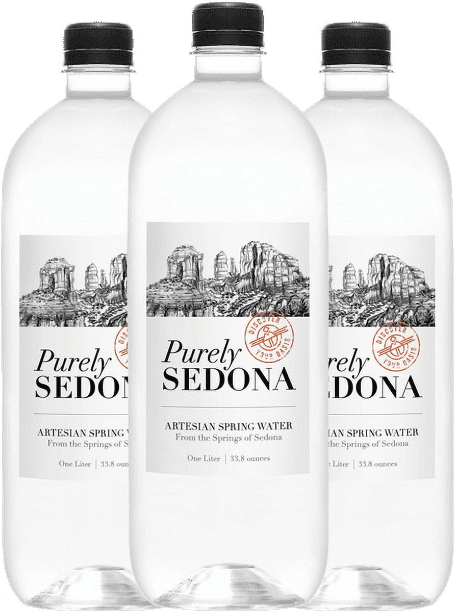 Purely Sedona Artesian Spring Water, Case of 12 Bottled - Walmart.com