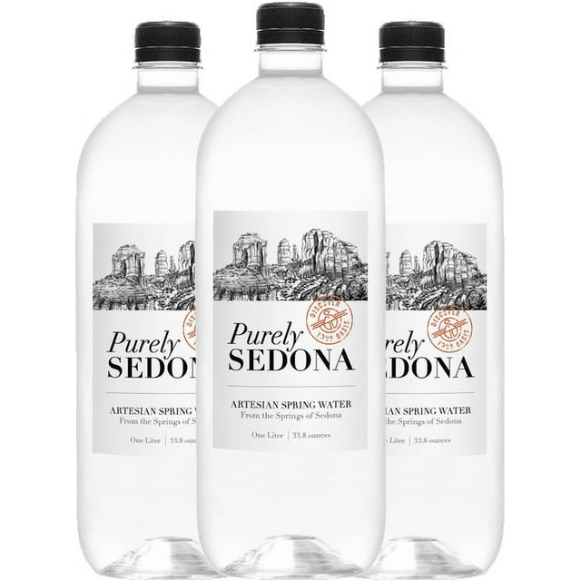 Purely Sedona Artesian Spring Water, Case of 12 Bottled - Walmart.com