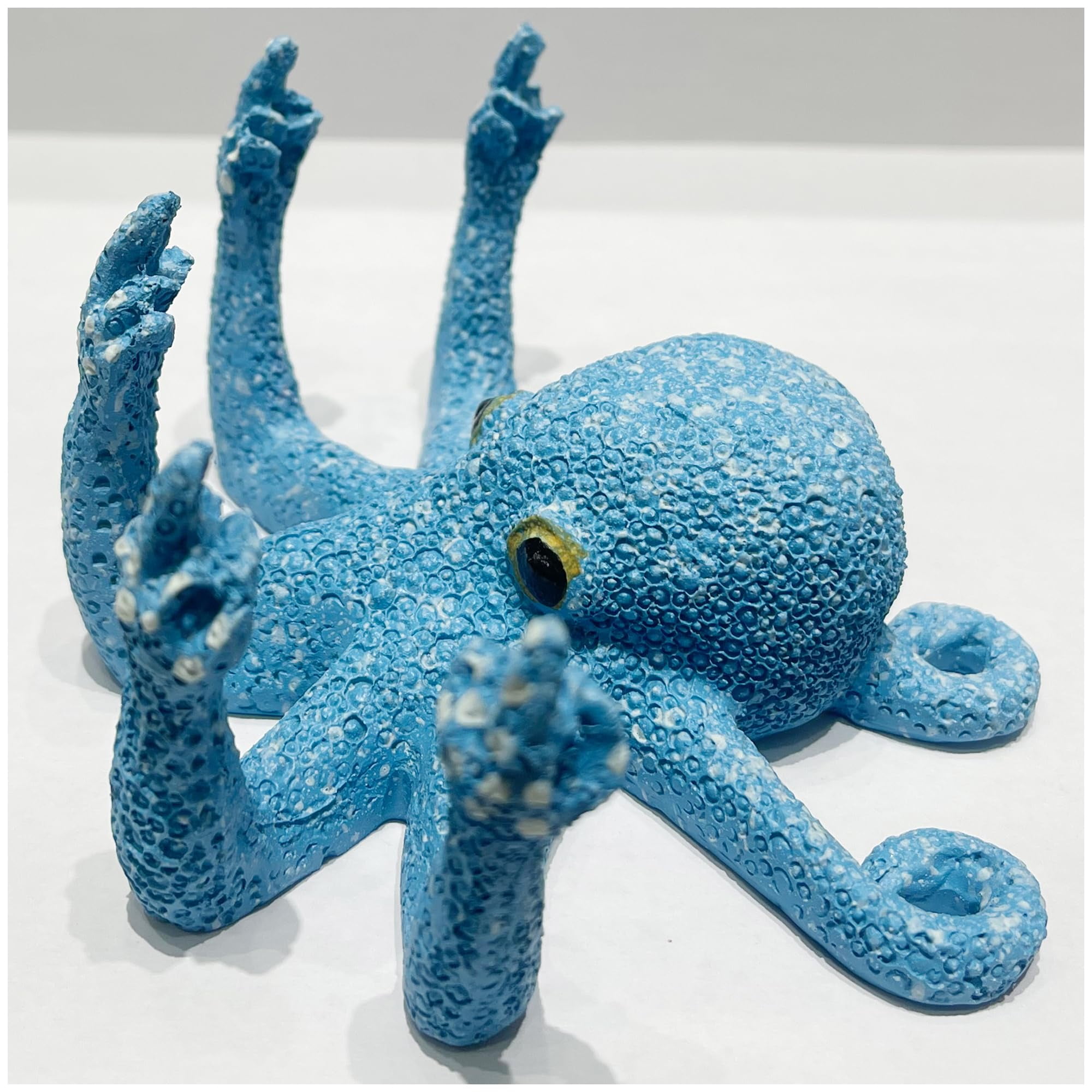 ARTFILIF Humorous Funny Octopus Figurine, Angry Octopus Statue ...