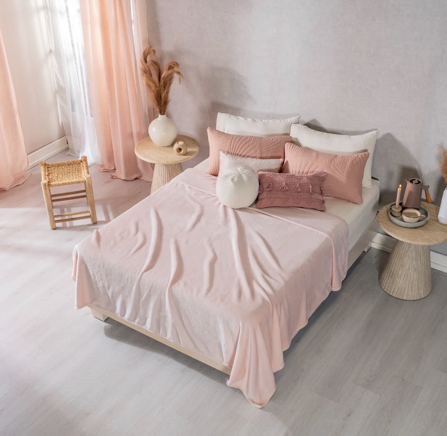 ARTICO SWEET PINK COLOR LIGHT BLANKET SOFTY AND WARM FULL SIZE MADE ...