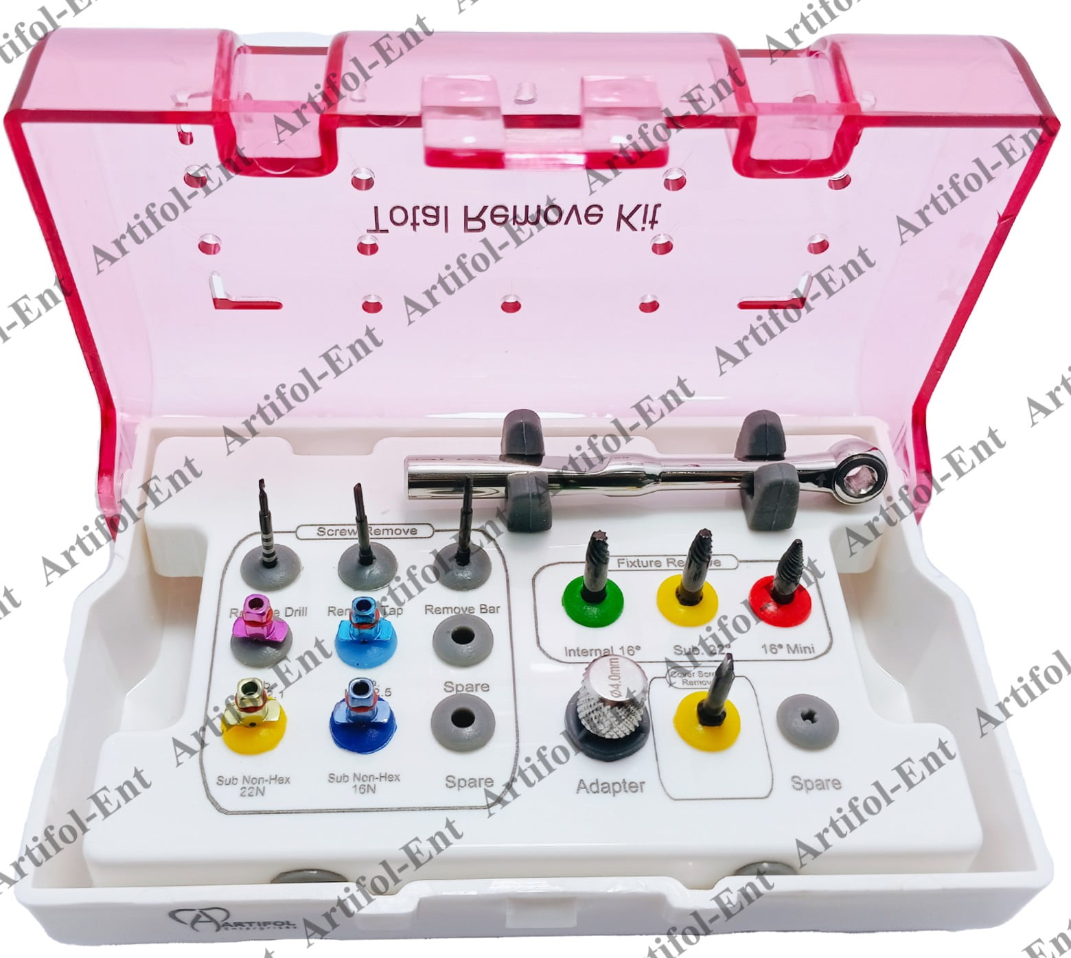 ARTIFOL Set of 13 Pcs Total Remove Kit SOS Implant Broken Screw ...