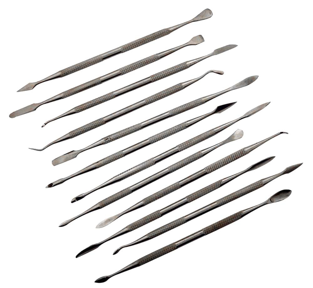 ARTIST'S BEST 12 Piece Stainless Steel Spatulas & Picks Set | Double ...