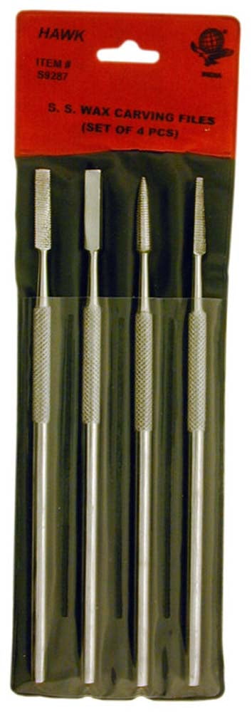 ARTIST'S BEST 4-Piece Wax, Clay, Wood Carving File Set | Single-Edged ...