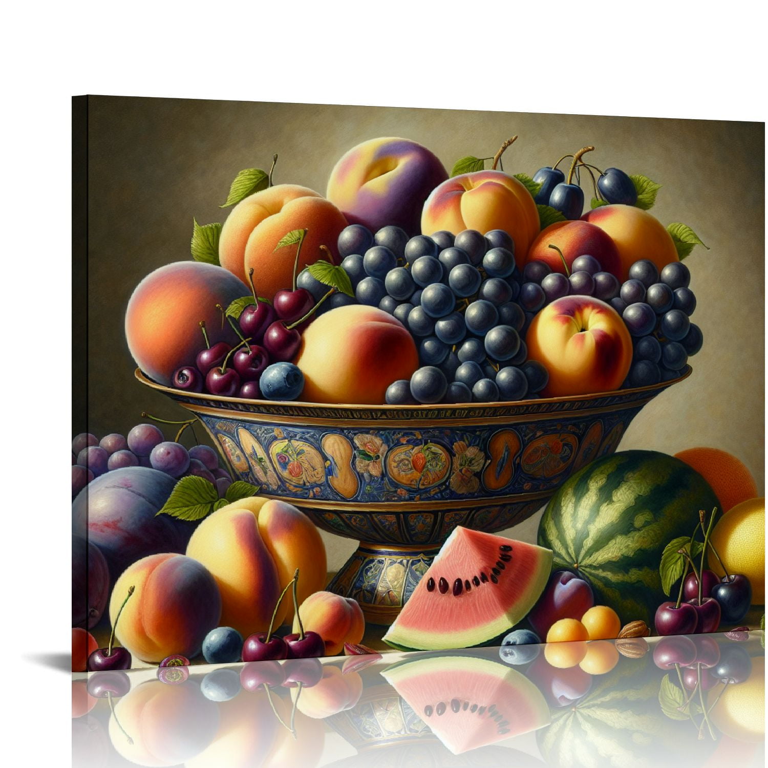 ARTISTIC PATH Fruit Artwork Vintage Wall Art: Fresh Pictures Graphic ...