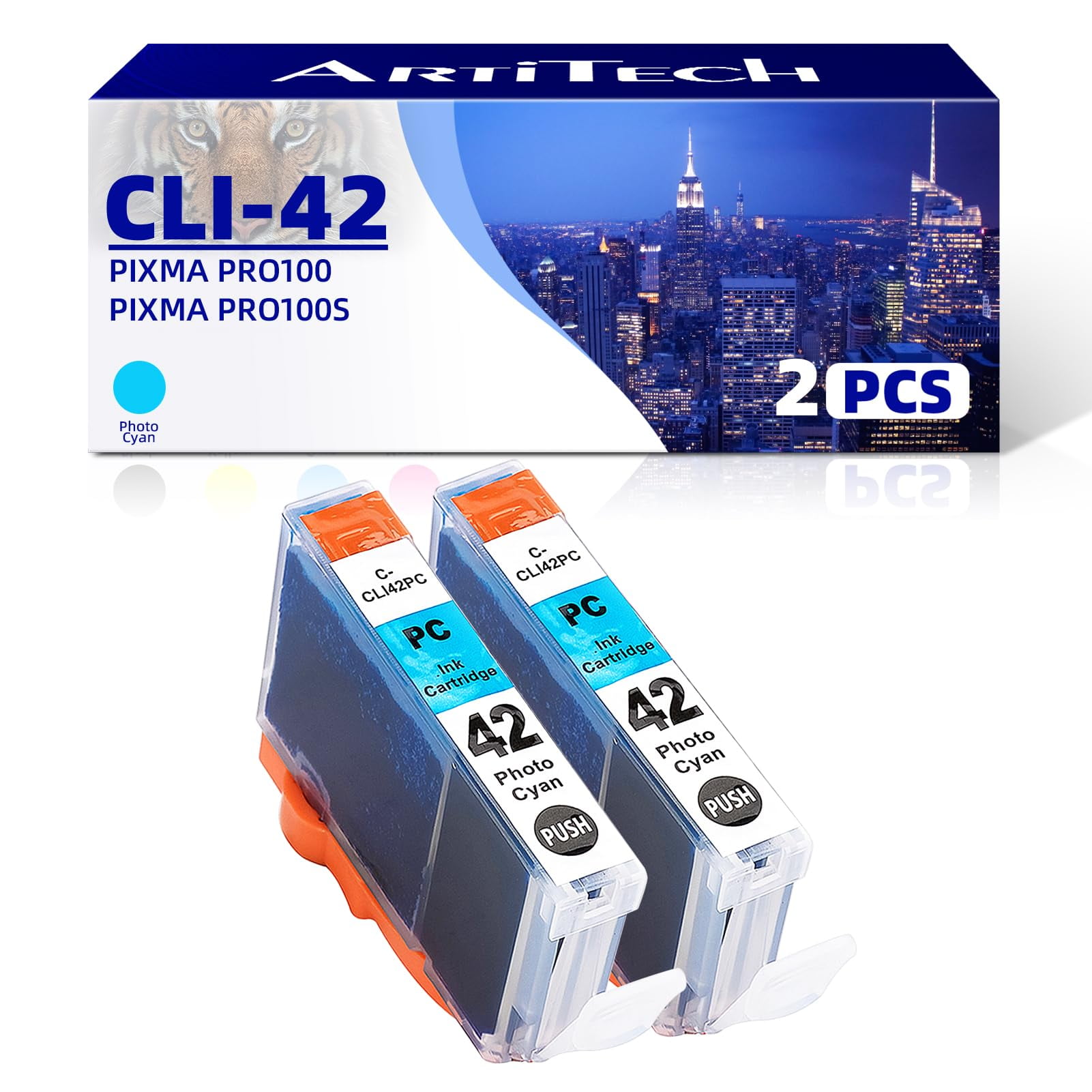 ARTITECH CLI-42 PC Pixma Pro-100 Compatible Ink Cartridges Replacement ...