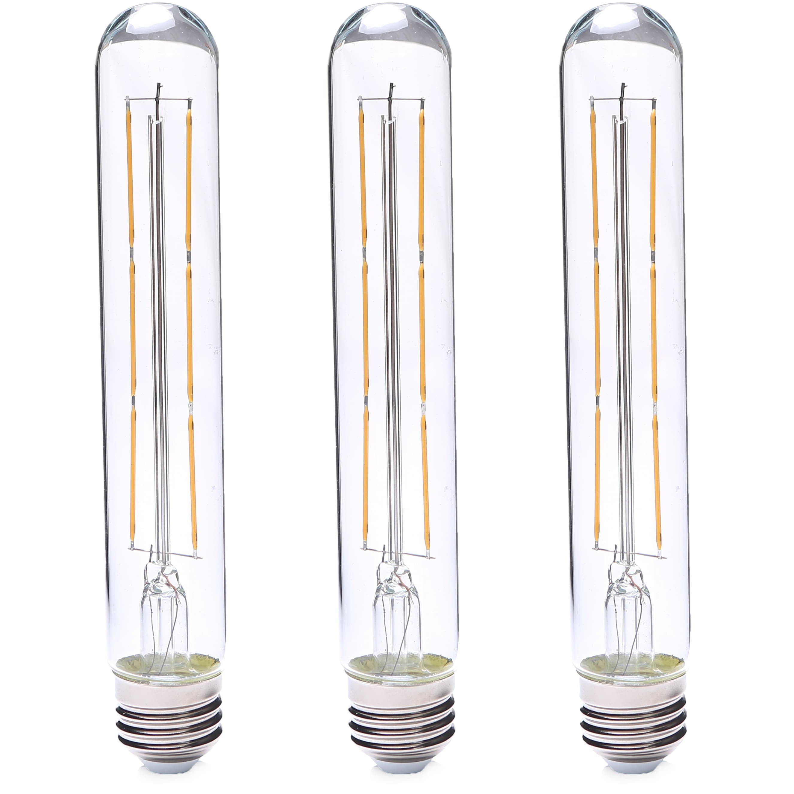 ARTIVA USA Artiva 10W, Dimmable T10 LED Light Bulb E26 Tubular, 3000K ...