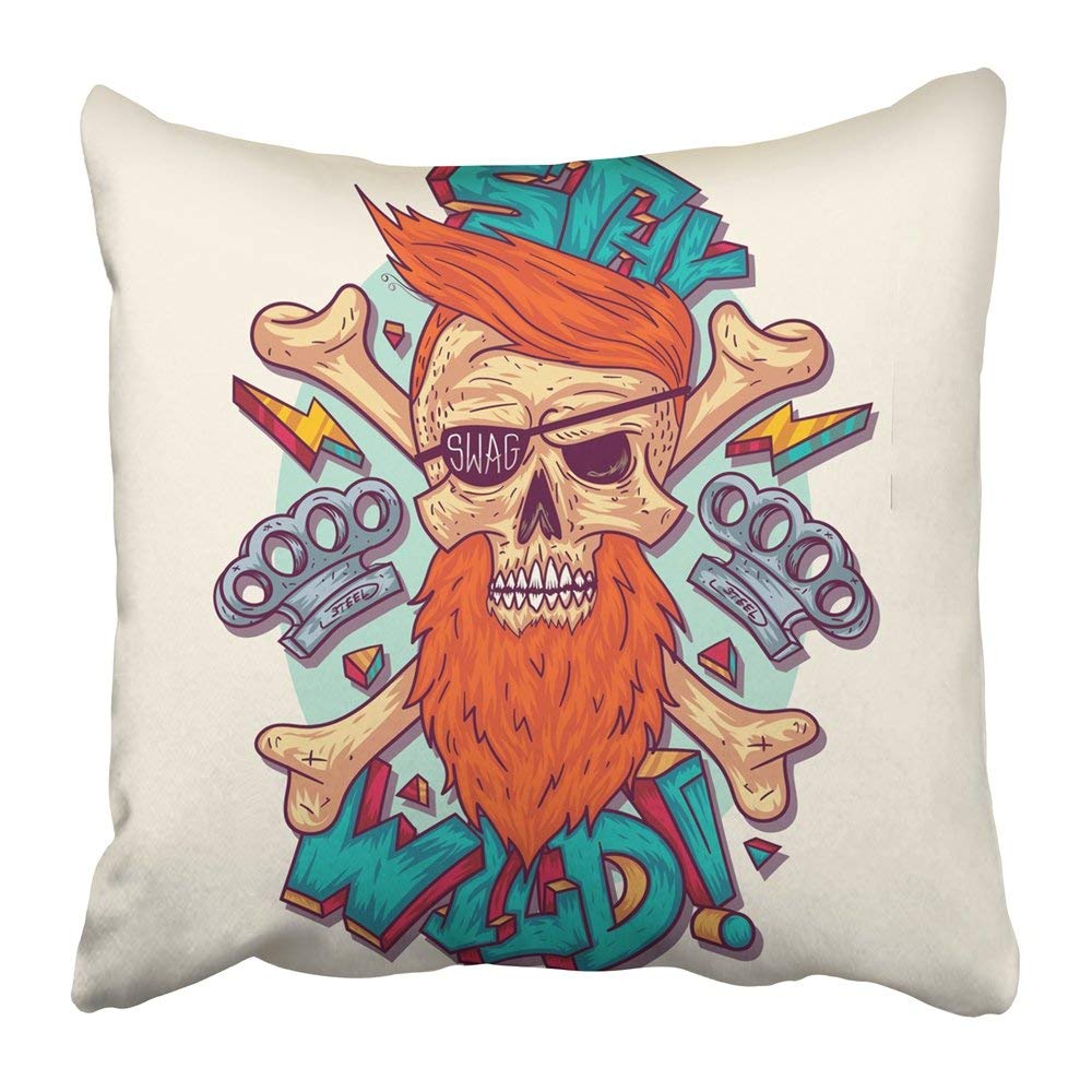 ARTJIA Freak Skull in Swag Style for Crazy and Crossbones to Be Printed ...