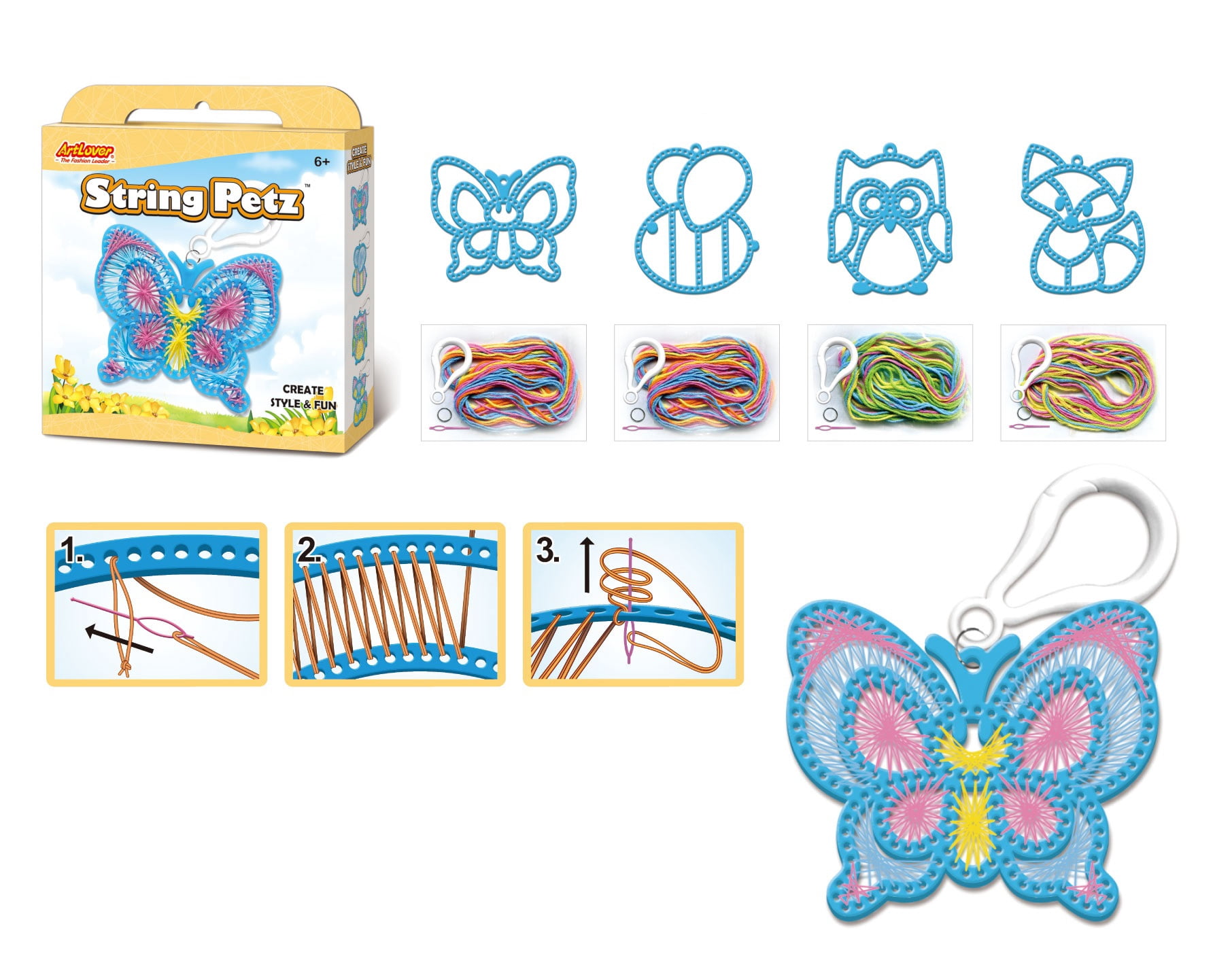 ARTLOVER String Petz - Animal - Walmart.com