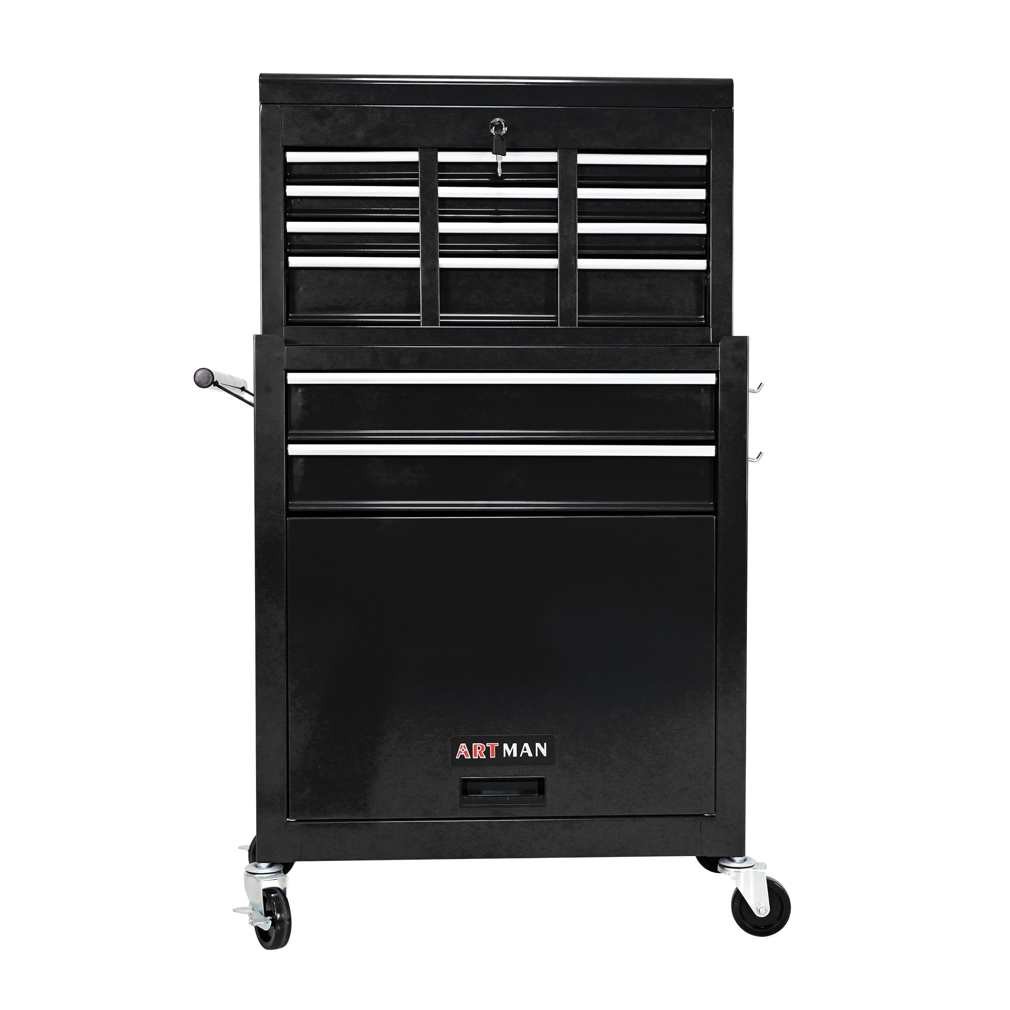 ARTMAN 8-Drawer High Capacity Tool Box Rolling Storage Tool Chest ...