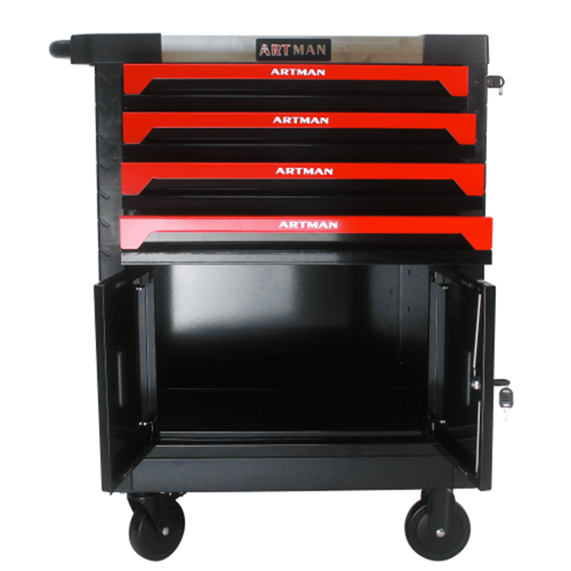 ARTMAN 4 Drawers Rolling Storage Tool Chest Cart with Drawers and ...