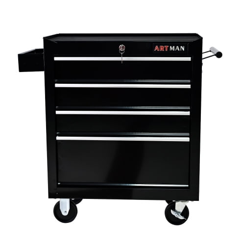 ARTMAN Rolling Tool Chest, 4 Drawer Tool Box with Wheels, Heavy Duty Industrial Service Cart ...