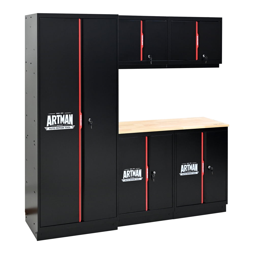 ARTMAN Steel File Cabinet Set – Modular Storage with Locking Drawers ...