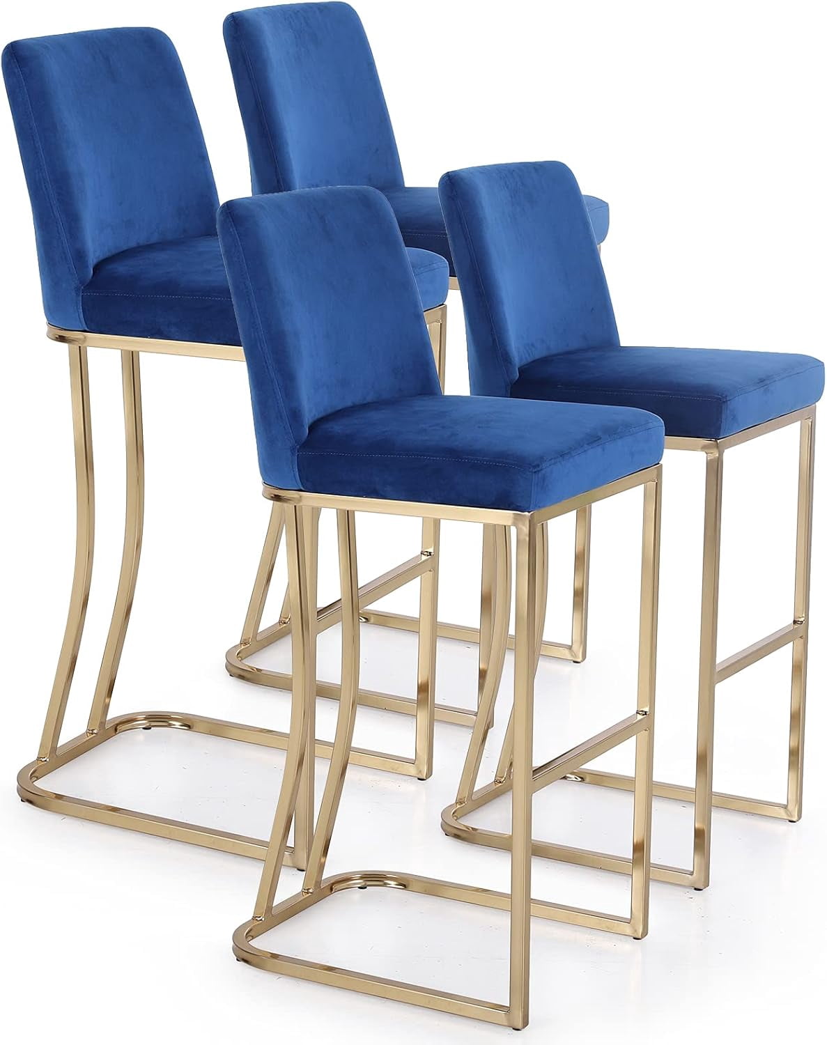 ARTS Counter Height 24" Bar Stool with Back for Kitchen Counter Modern ...