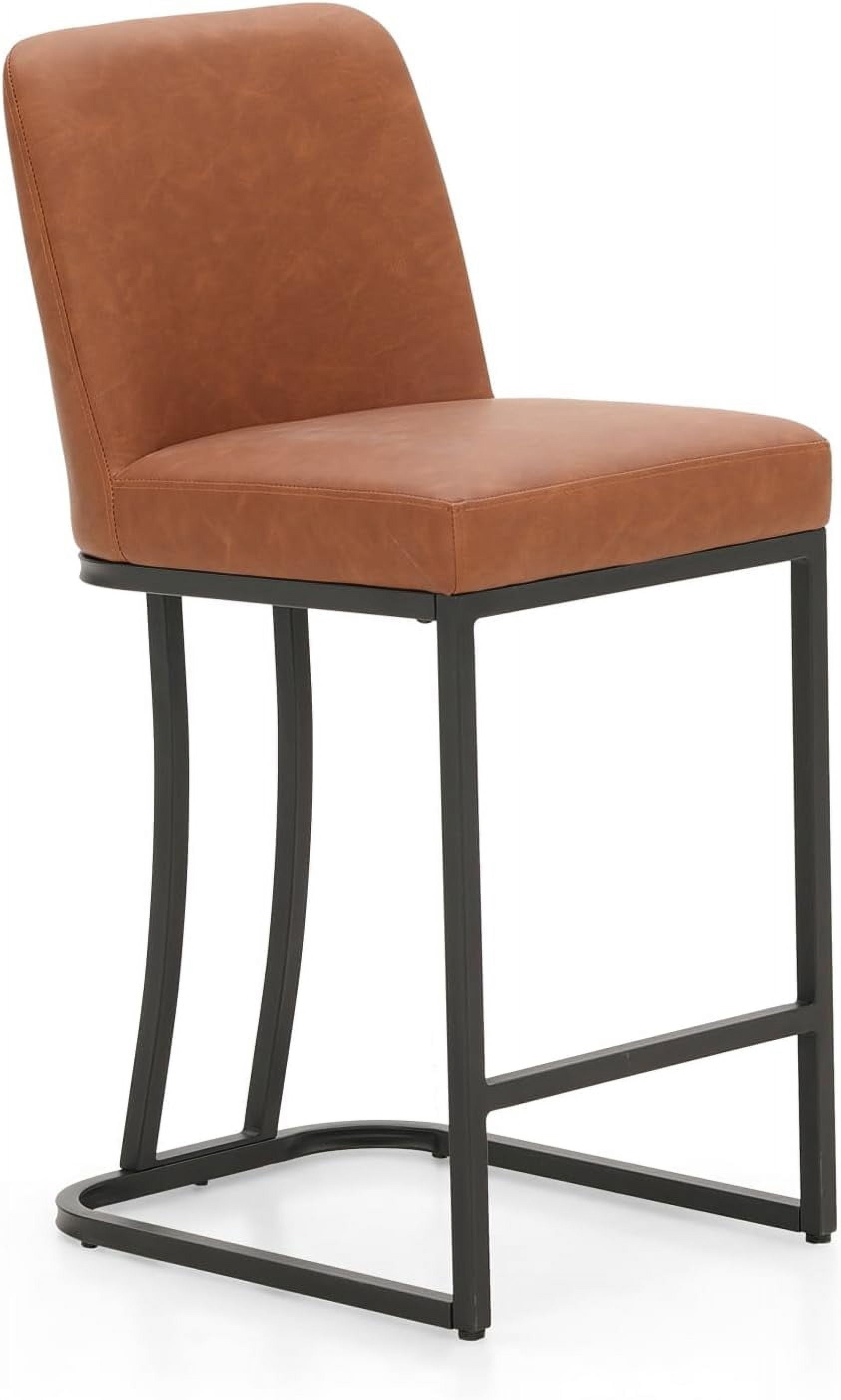 ARTS Counter Height 24" Bar Stool with Back for Kitchen Counter Modern ...