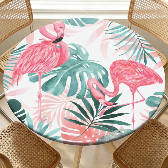 ARTSLION Elastic Tablecloth For Round Tables, Waterproof Tablecover For ...