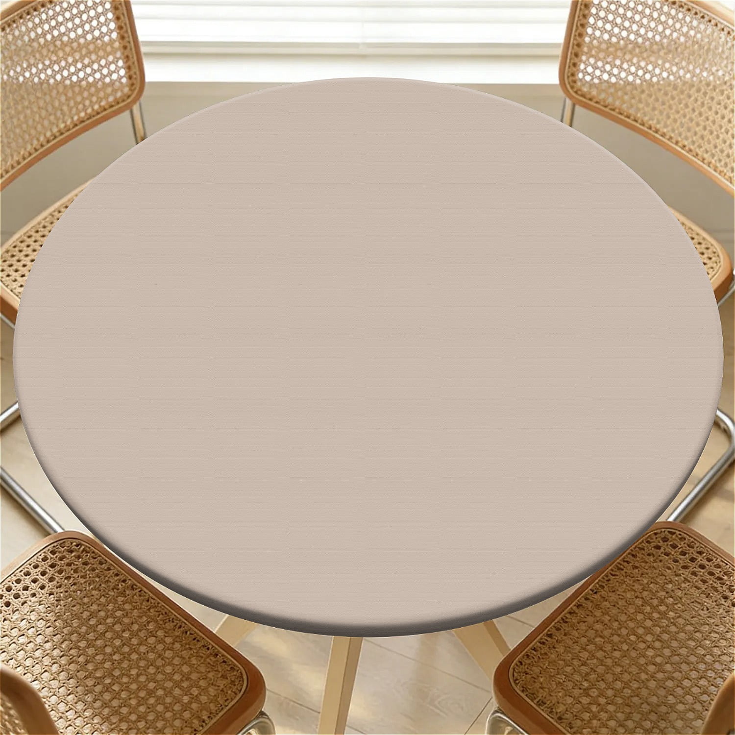 ARTSLION Elastic Tablecloth For Round Tables, Waterproof Tablecover For ...