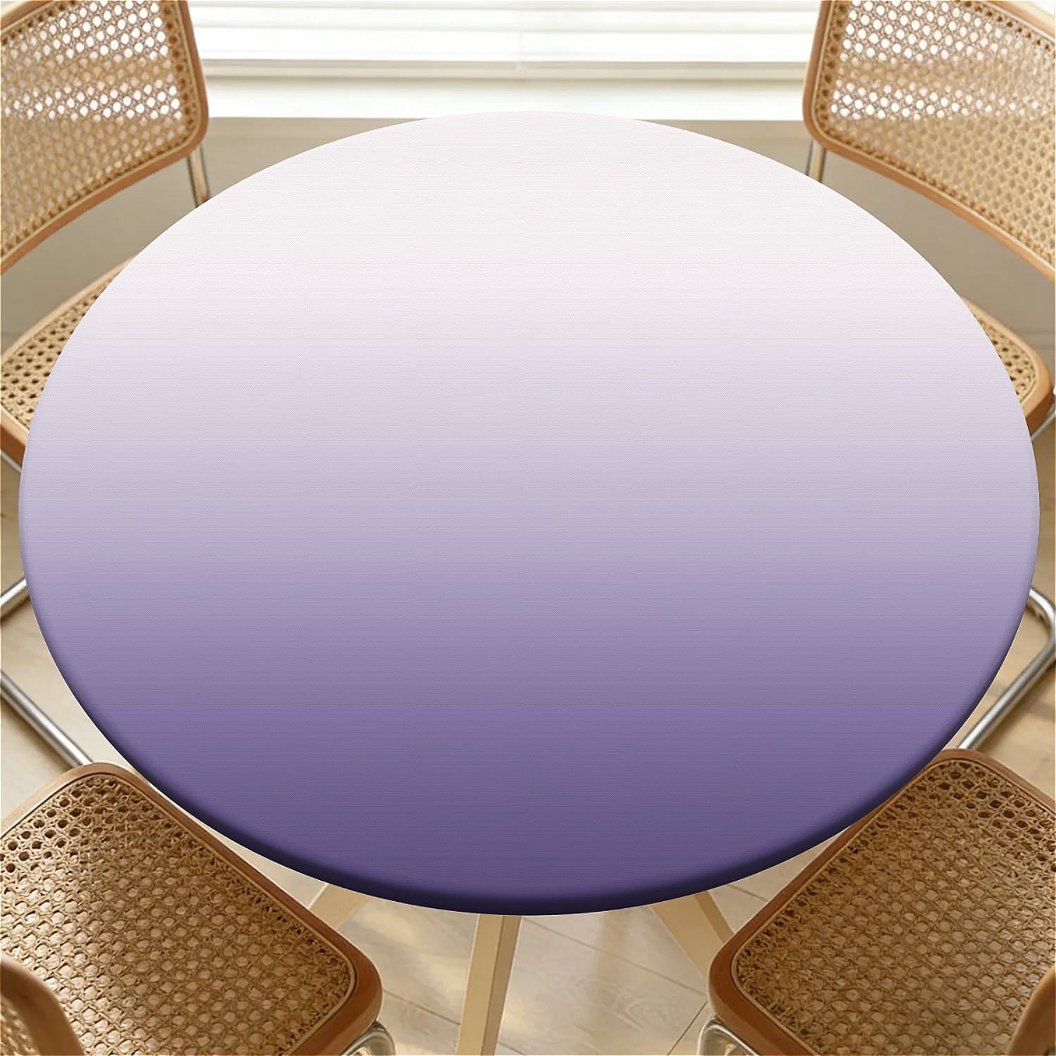 ARTSLION Elastic Tablecloth For Round Tables, Waterproof Tablecover For ...
