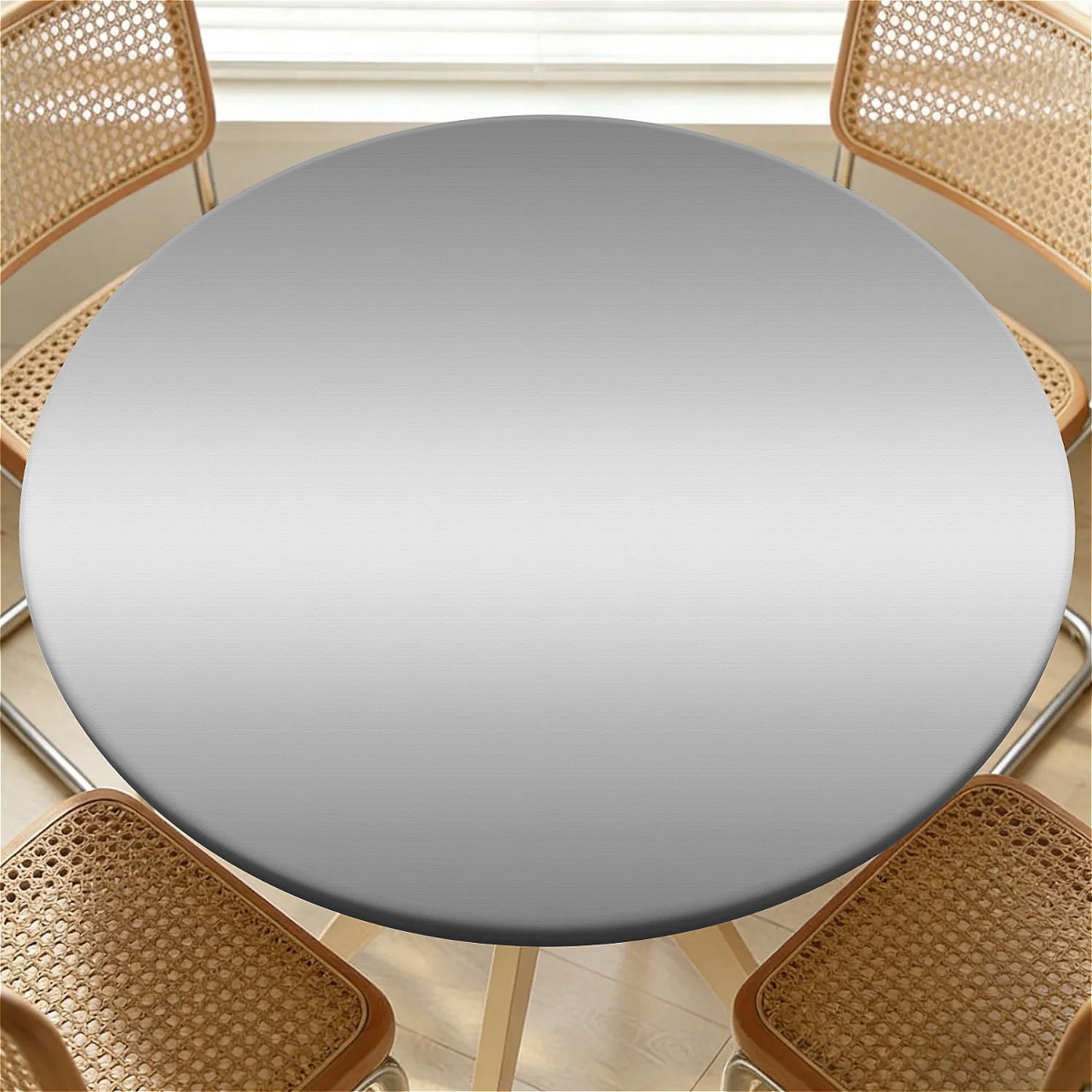 ARTSLION Elastic Tablecloth For Round Tables, Waterproof Tablecover For ...