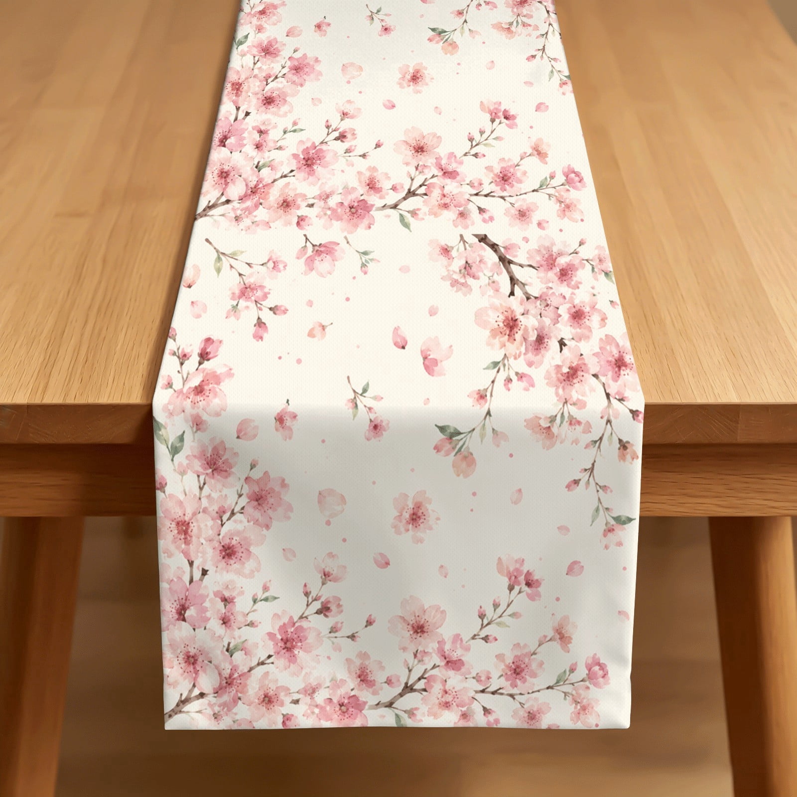 ARTSLION Waterproof Table Runner 13X60 Inch Polyester Wipe Clean Patio ...