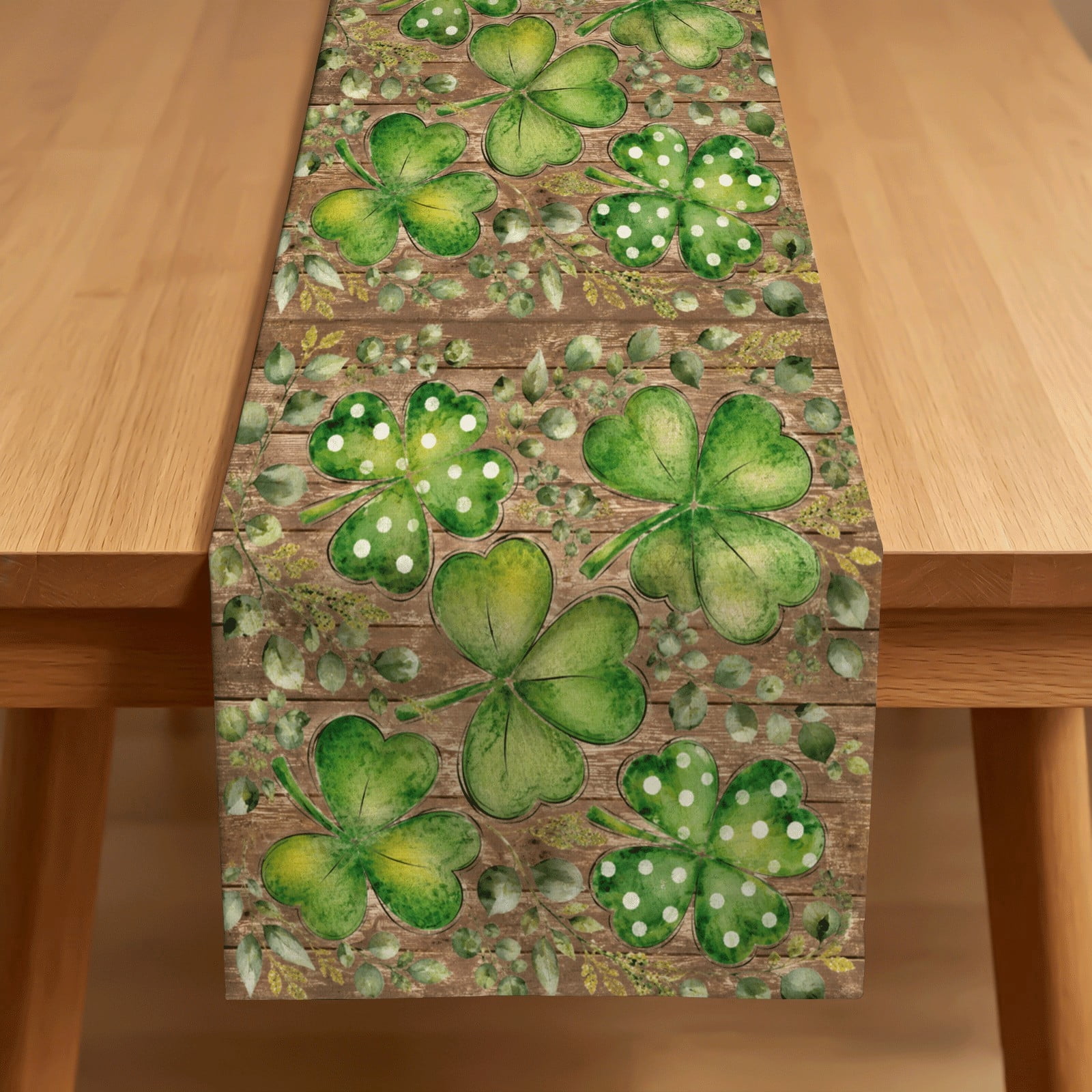 ARTSLION Waterproof Table Runner 13X120 Inch Polyester Wipe Clean Patio ...