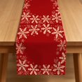 ARTSLION Waterproof Table Runner 13x48 Inch Polyester Wipe Clean Patio ...