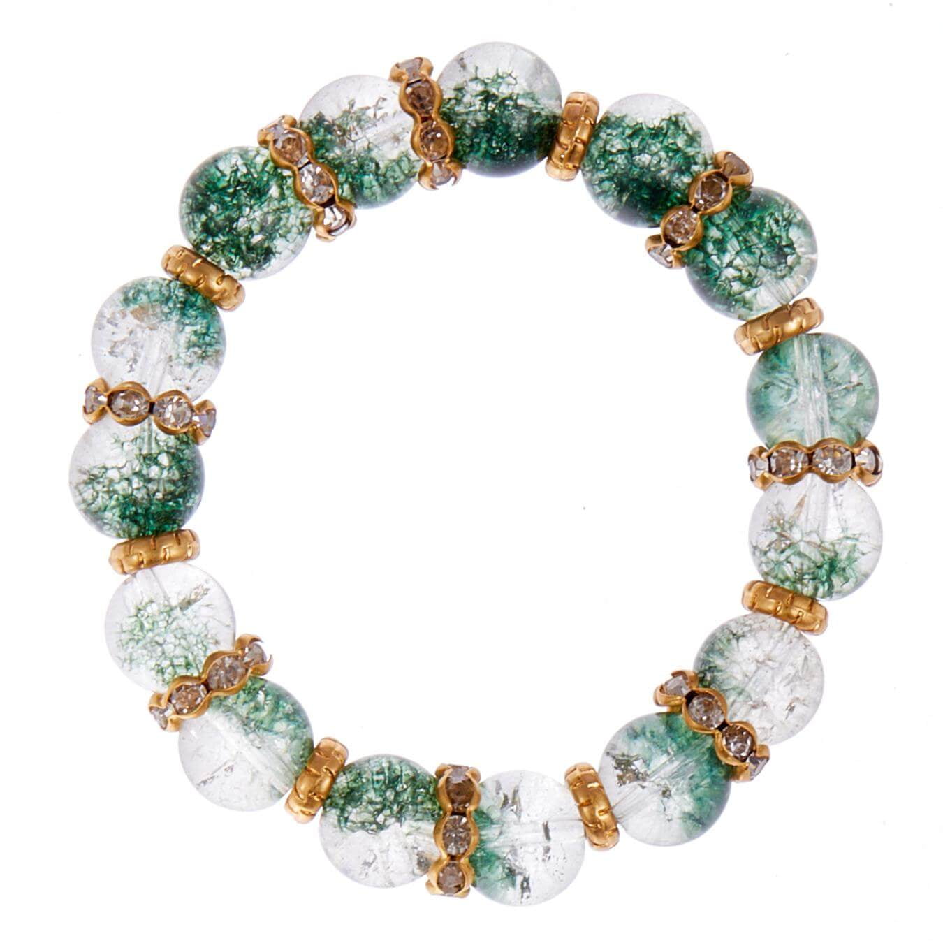 ARTSY Crafts Glow in The Dark Beads Bracelet, Ocean Blue Firefly Beads ...