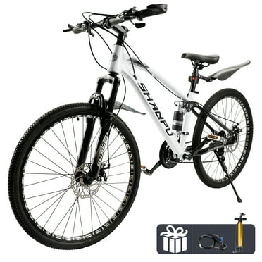 Ambifirner 26 inch Mountain Bike , Shimano 21 Speeds with Dual Disc Brakes and Front Suspension ...