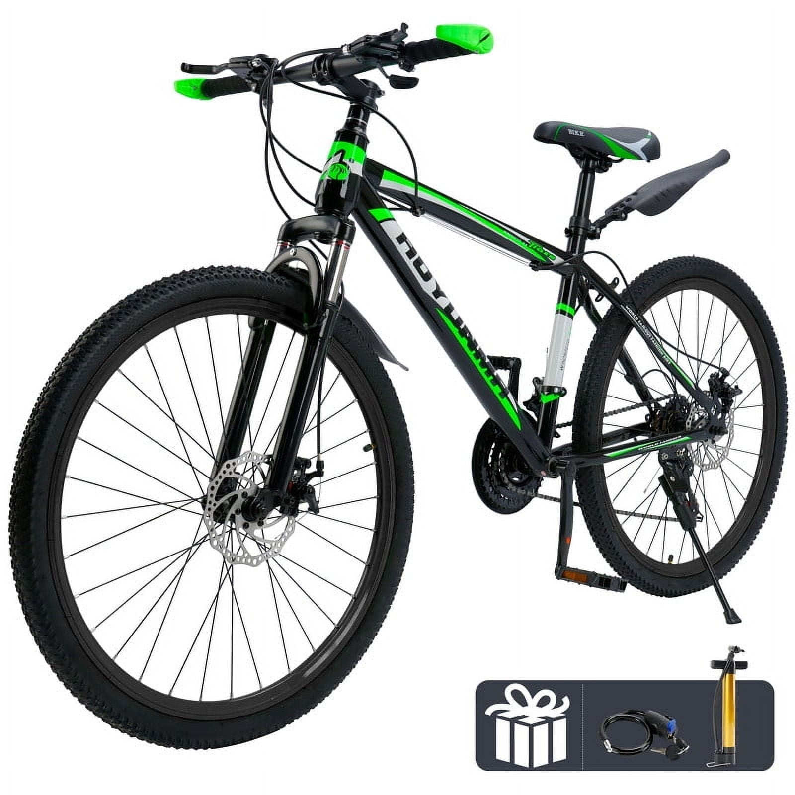 ARTUDATECH Mountain Bike for Men/Women, 26" Sizes, 24 Speed Shimano ...