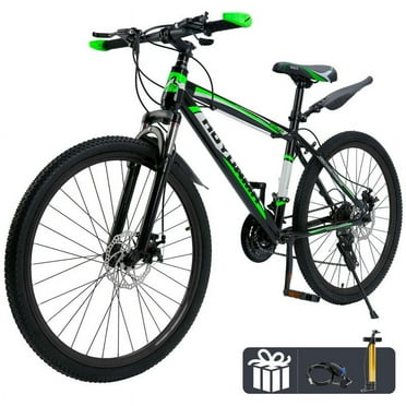 Northwoods Z265 26" Men's Dual Suspension 21 Speed Mountain Bike, Lightweight Alloy Frame ...