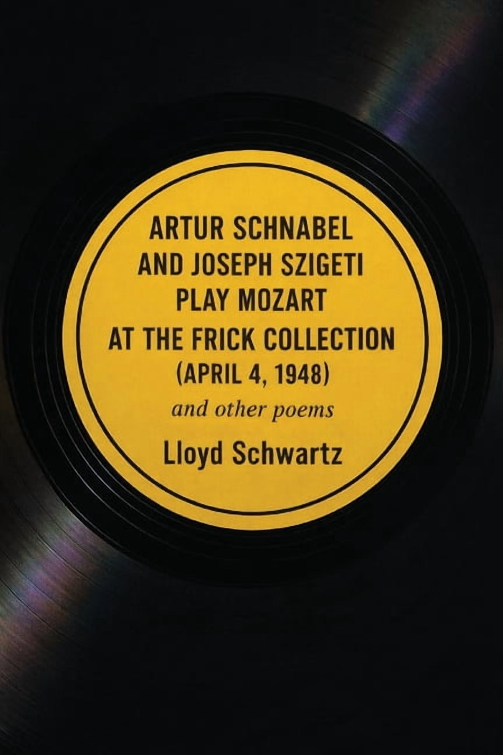 ARTUR SCHNABEL AND JOSEPH SZIGETI PLAY MOZART AT THE FRICK COLLECTION ...