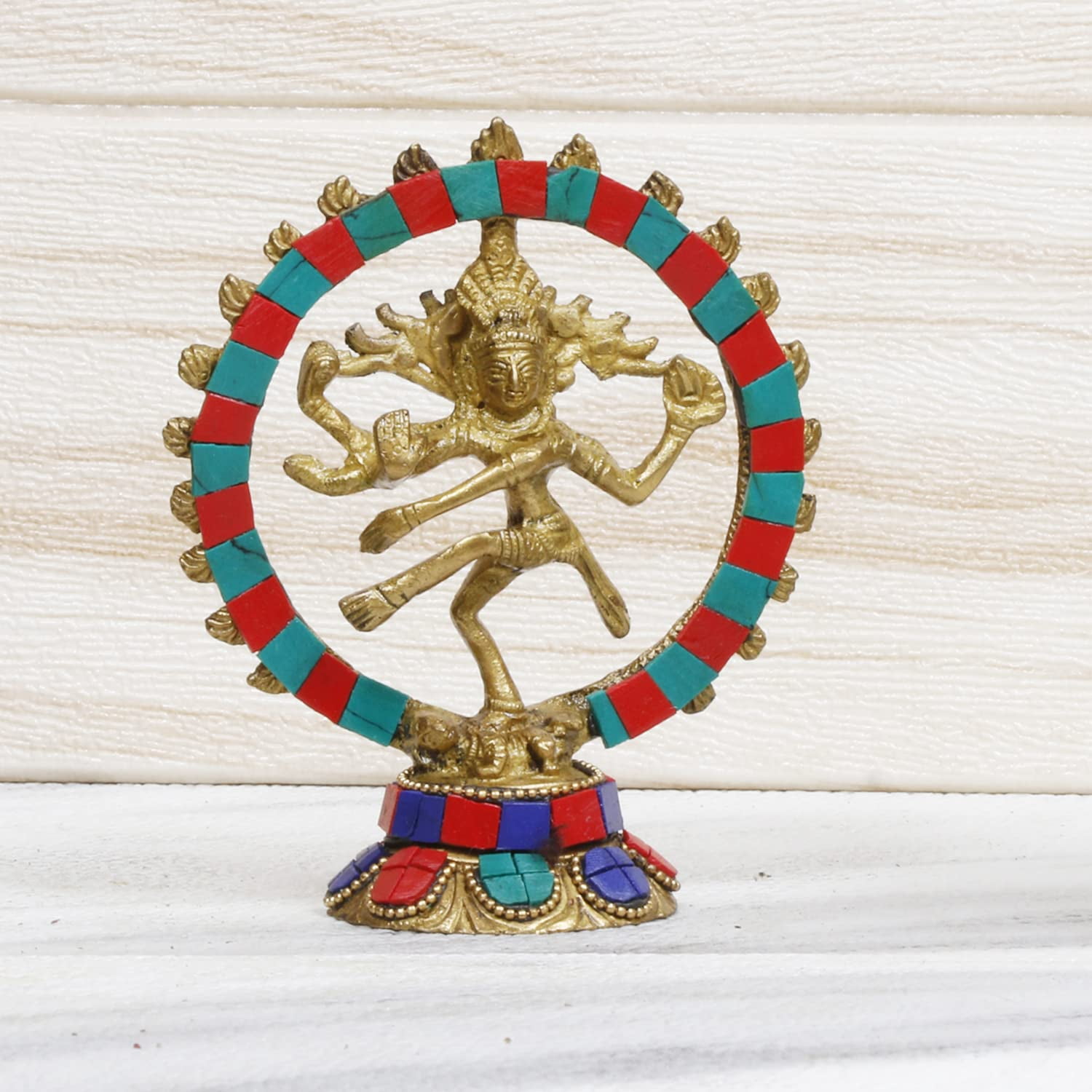 ARTVARKO Natraj Statue Handicraft Brass Dancing Natraja Idol Lord Shiva ...