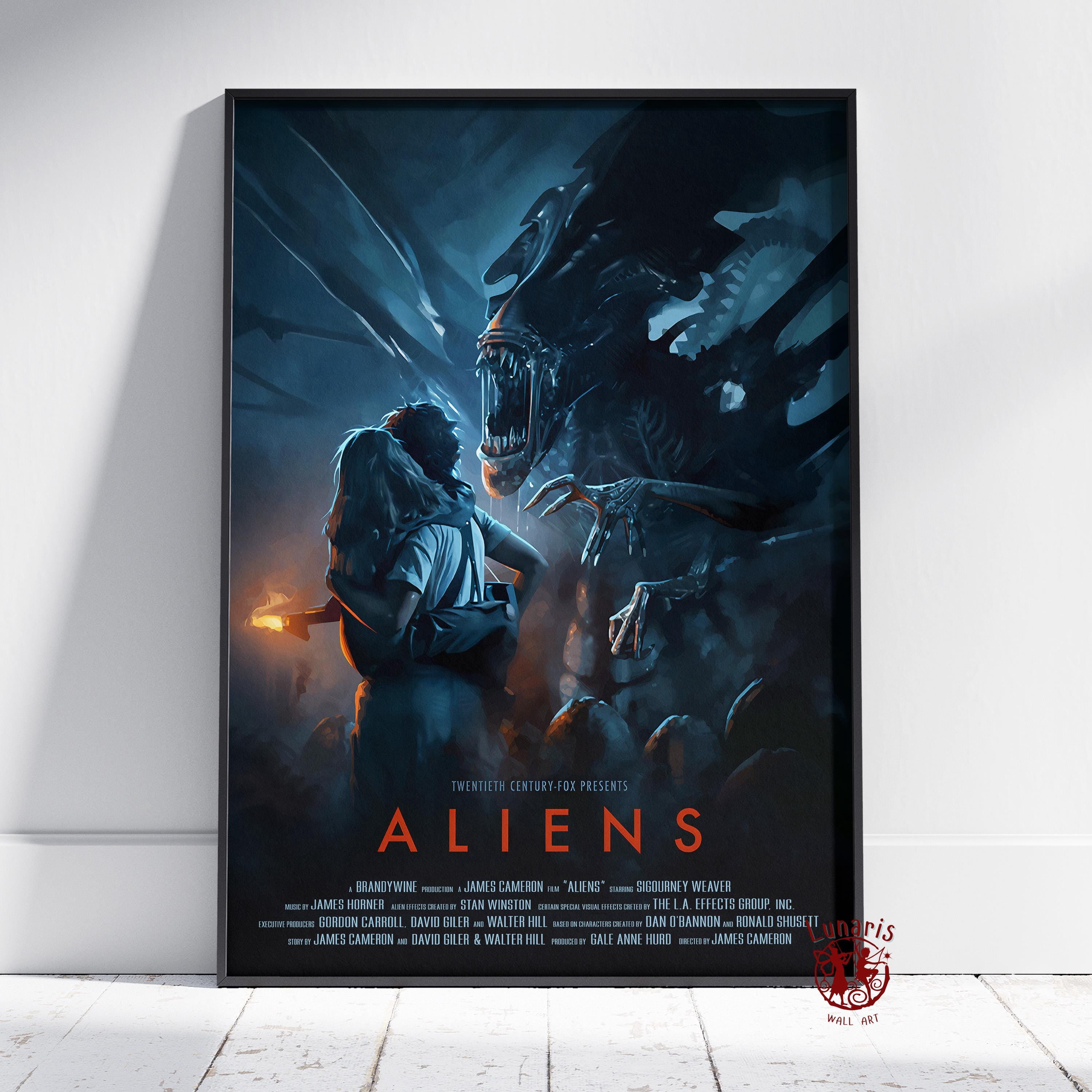 ARTVORA Alien Movie Poster | Ripley Wall Art | Unframed Print | Sci-Fi ...
