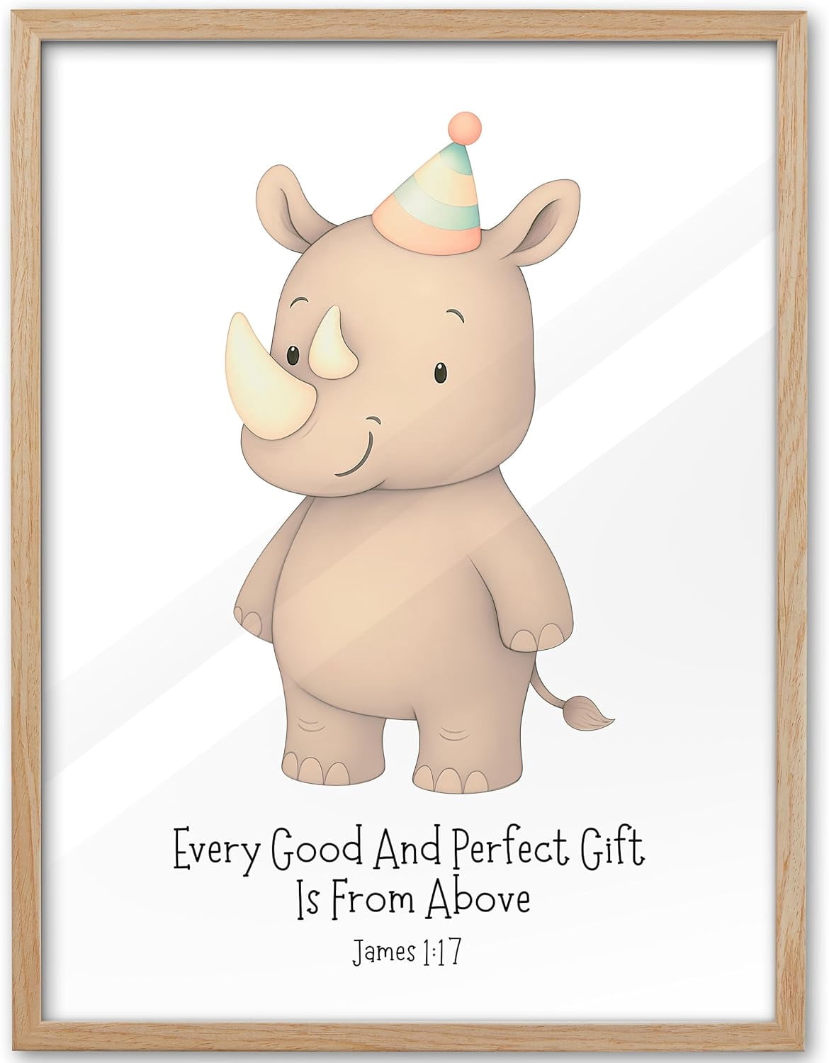 ARTVORA Natural Oak Wood Framed Wall Art, 12x16 in Inspirational Quote ...