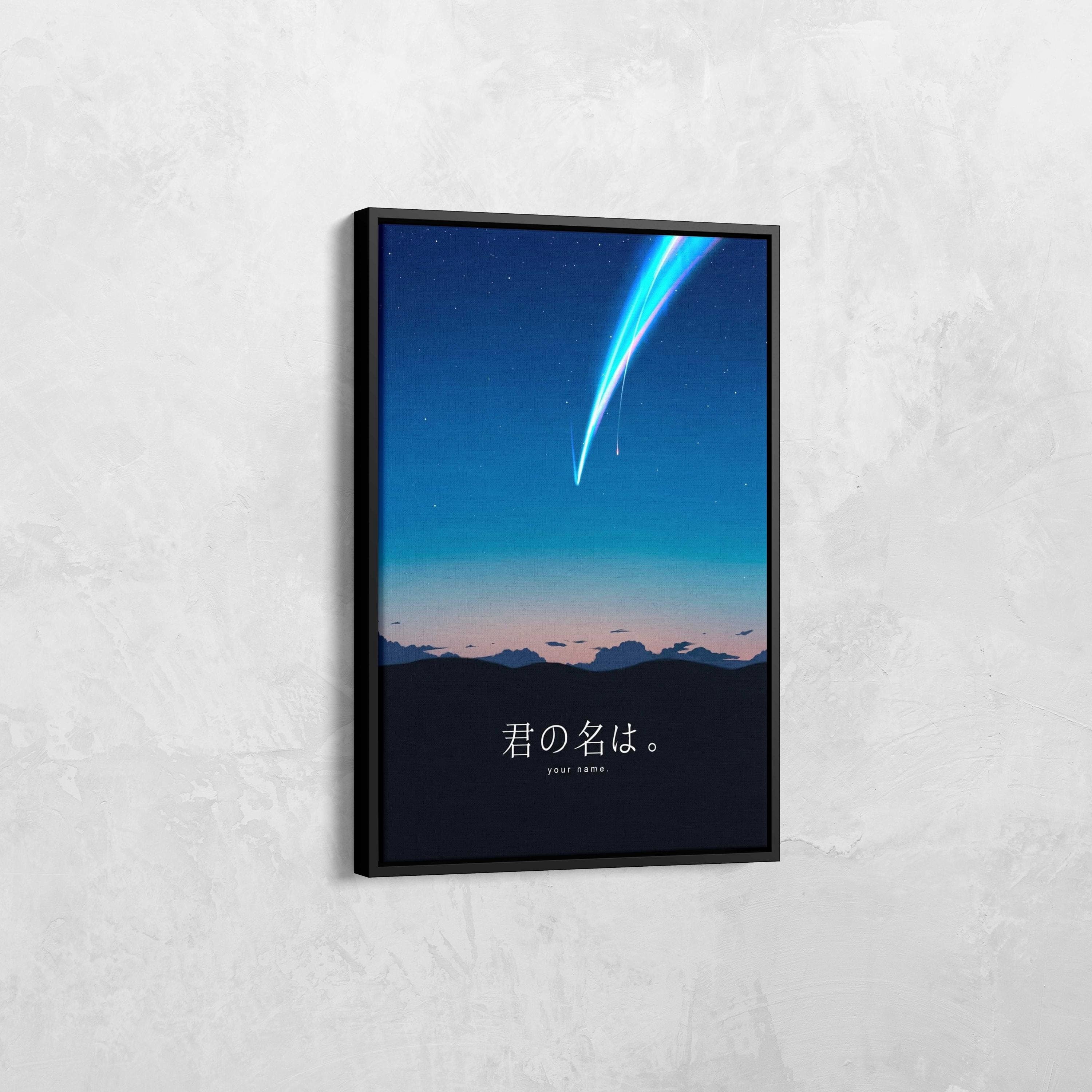 ARTVORA Your Name Anime Wall Art Print, Japanese Fan Art for Anime ...