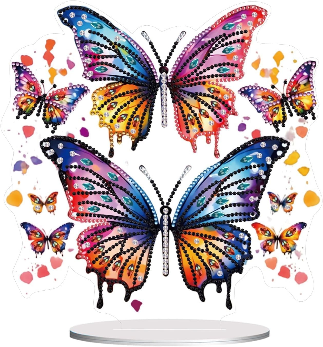 ARTopod DIY Diamond Desktop Ornament Special Shaped Crystal Flowers ...