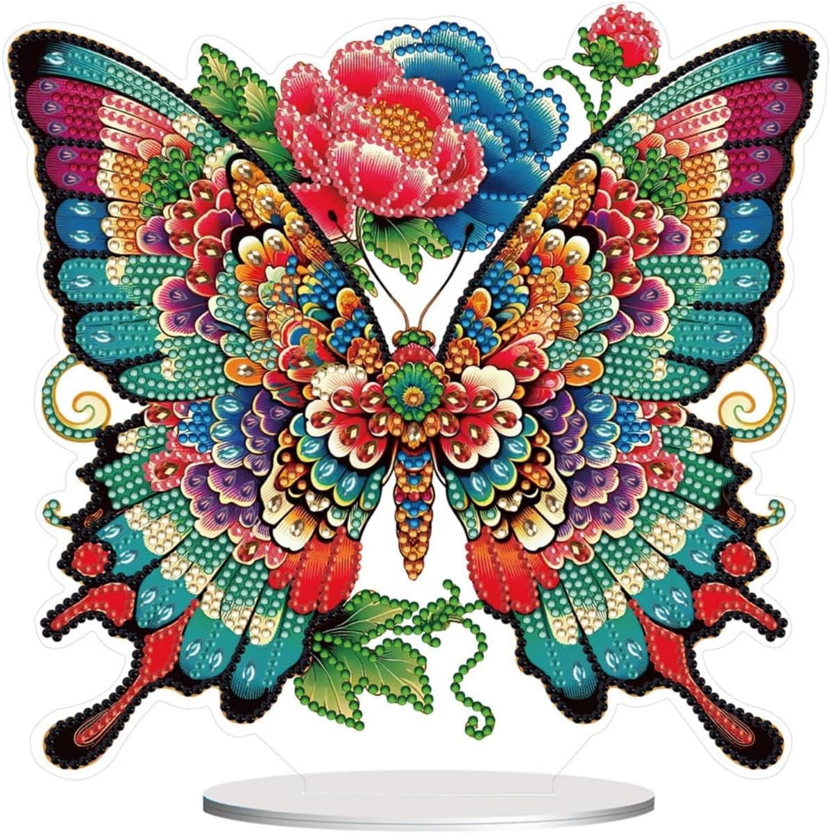 ARTopod DIY Diamond Desktop Ornament Special Shaped Crystal Flowers ...