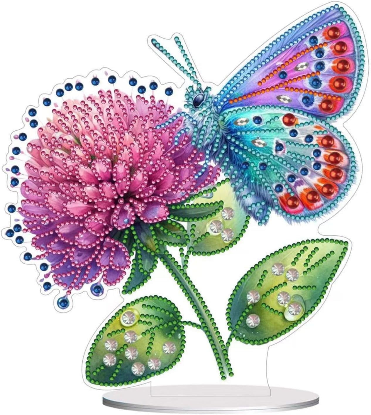 ARTopod DIY Diamond Desktop Ornament Special Shaped Crystal Flowers ...