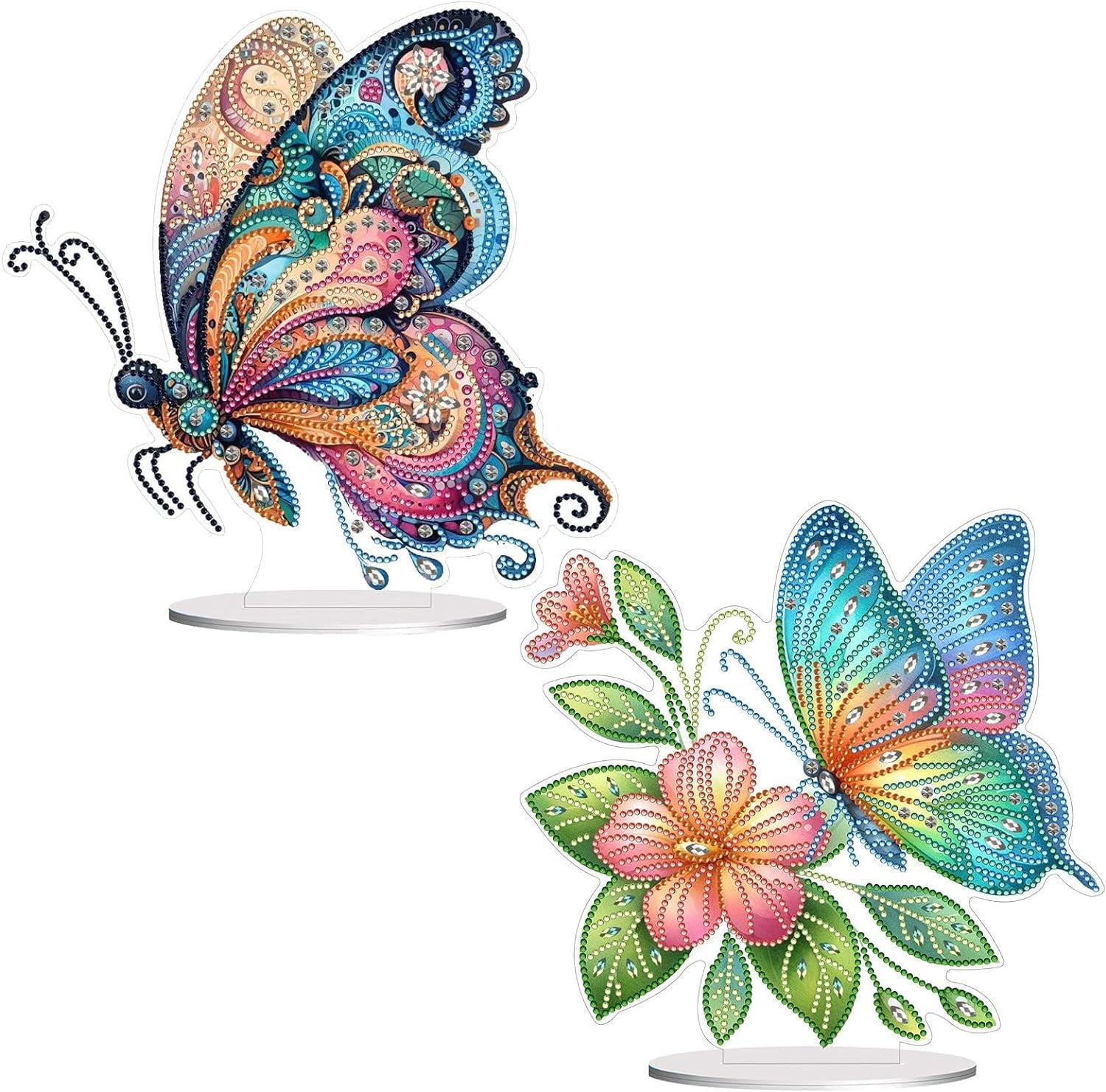 ARTopod DIY Diamond Desktop Ornament Special Shaped Crystal Flowers ...