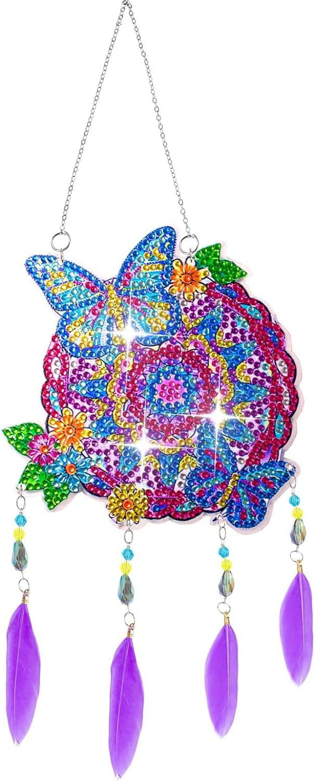 ARTopod DIY Diamond Dream Catcher Pendant Special Shaped Crystal ...