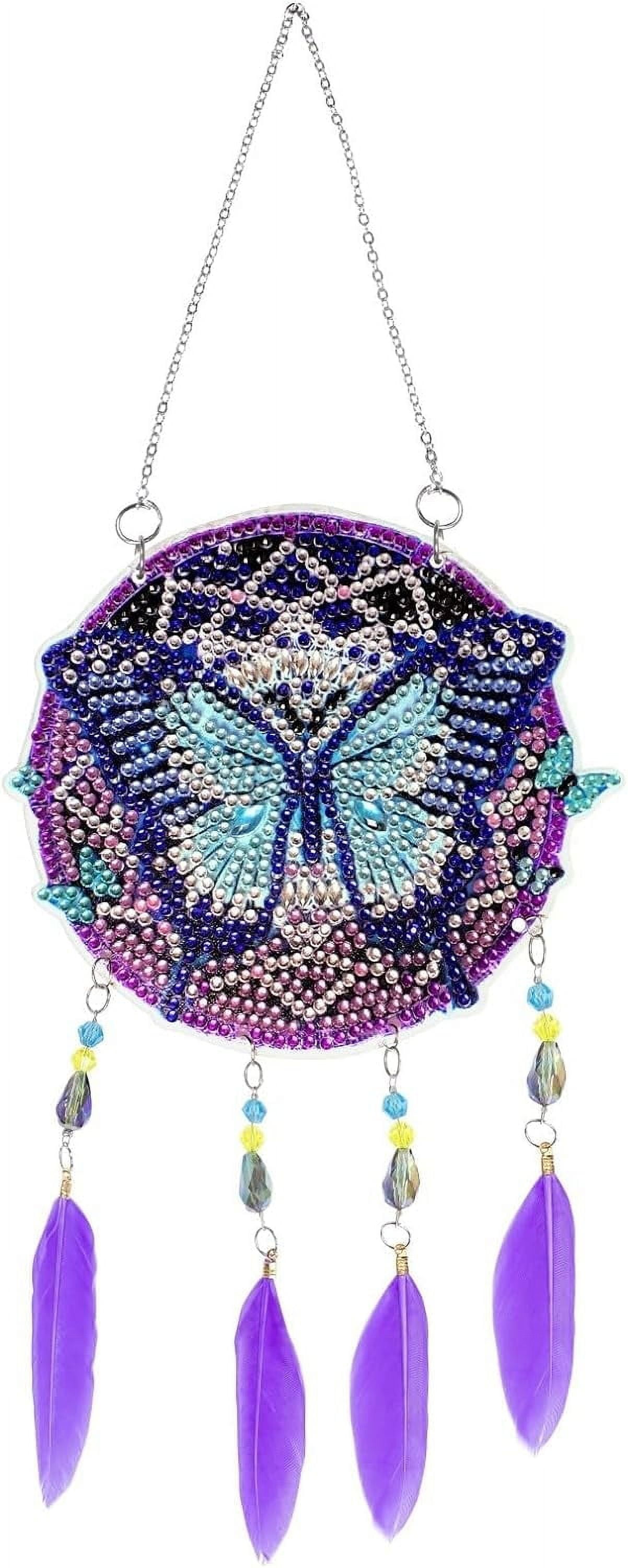 ARTopod DIY Diamond Dream Catcher Pendant Special Shaped Crystal ...