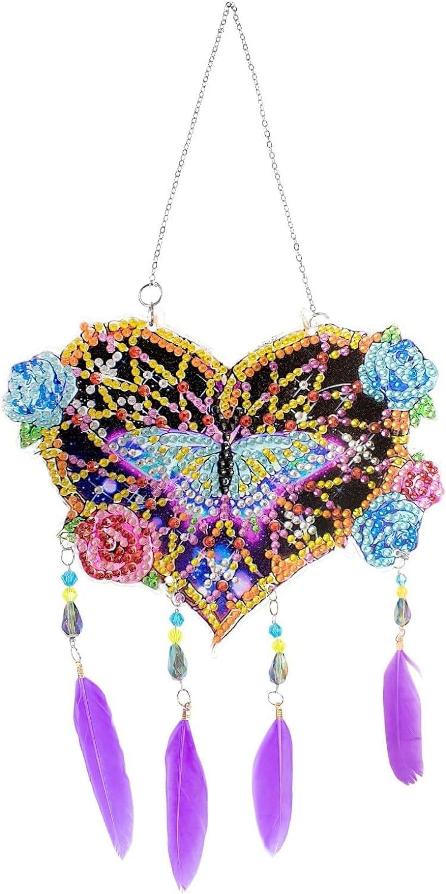 ARTopod DIY Diamond Dream Catcher Pendant Special Shaped Crystal ...